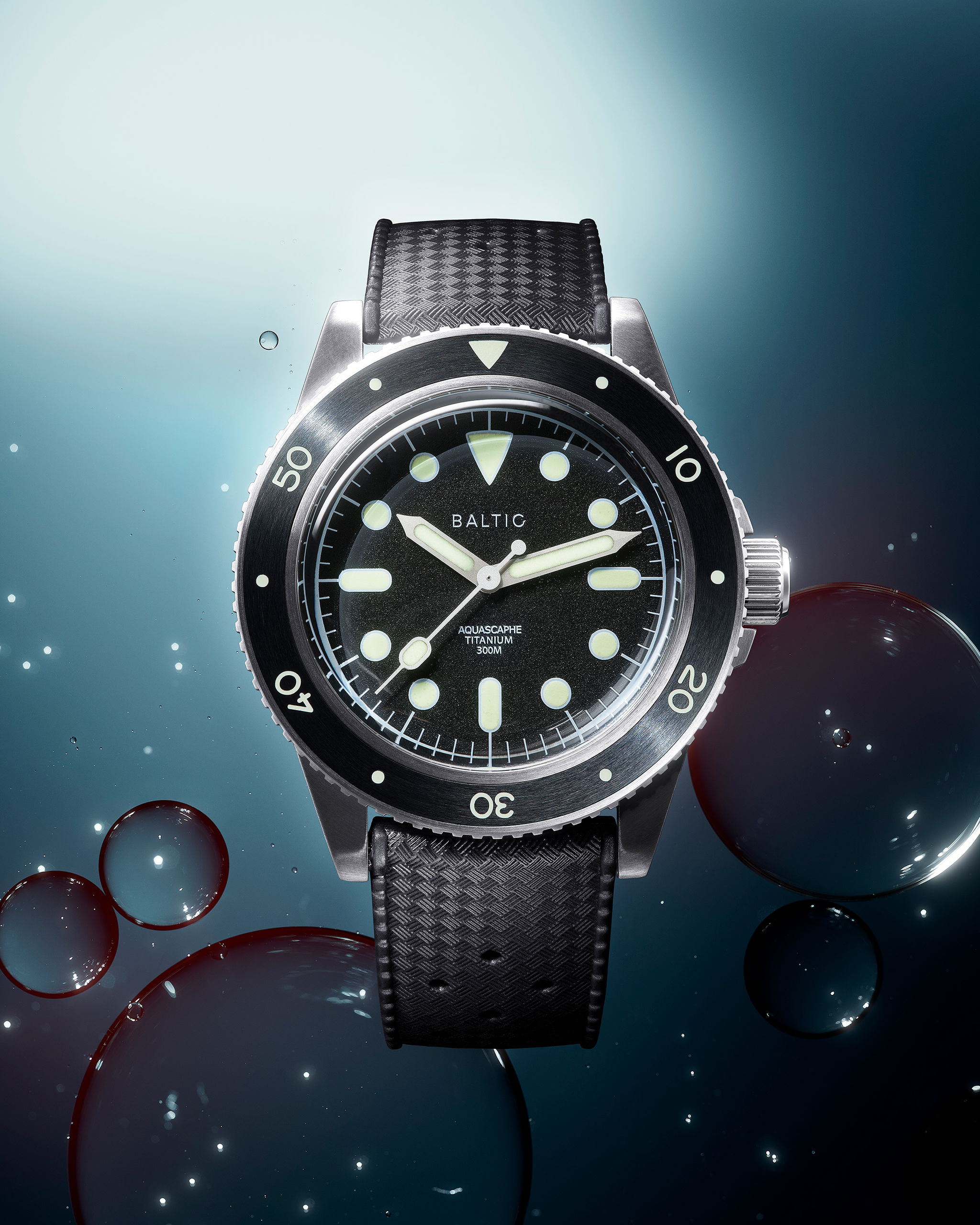 Aquascaphe Titanium Black - Baltic Watches