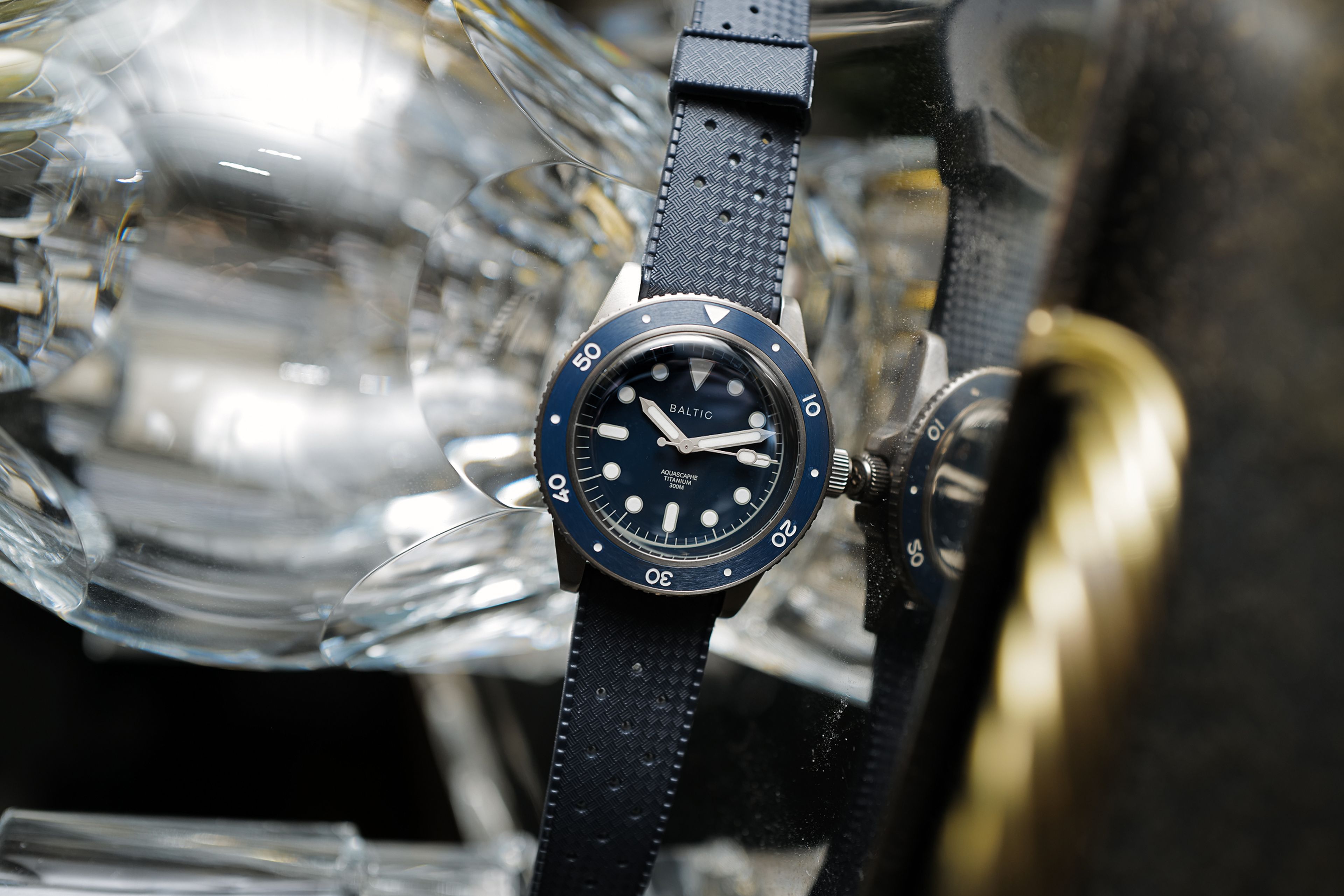 Aquascaphe Titanium Blue - Baltic Watches