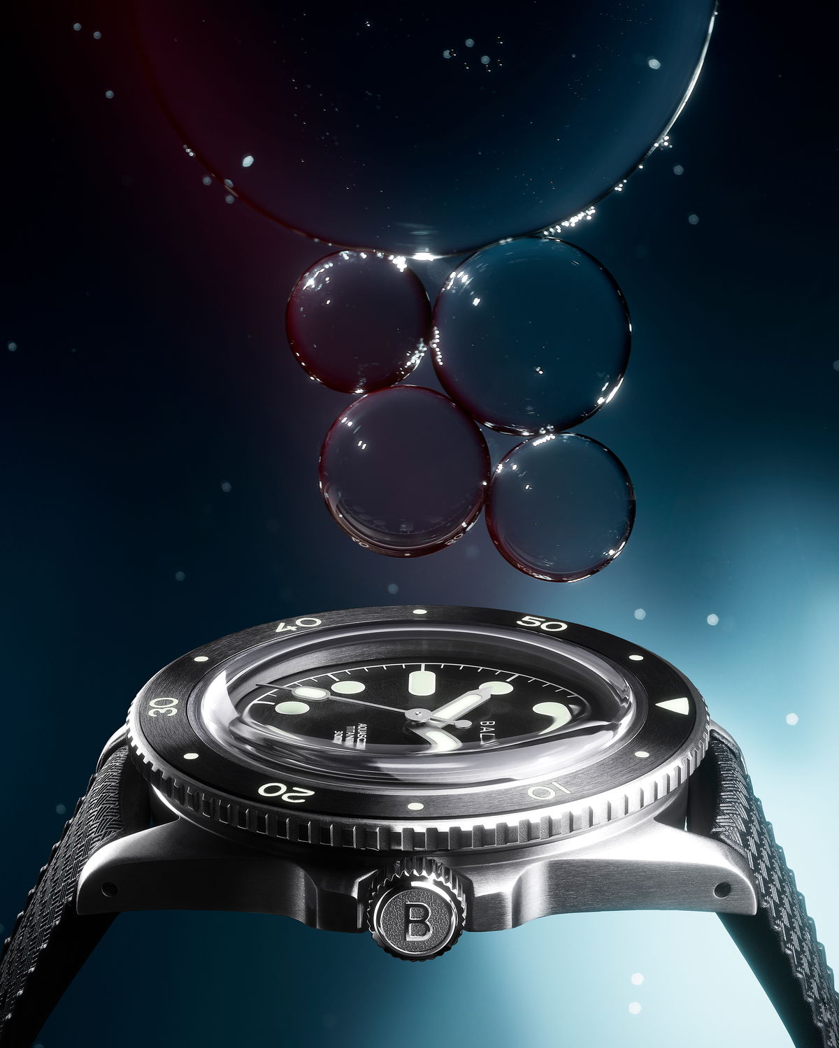 Aquascaphe Titanium Black - Baltic Watches