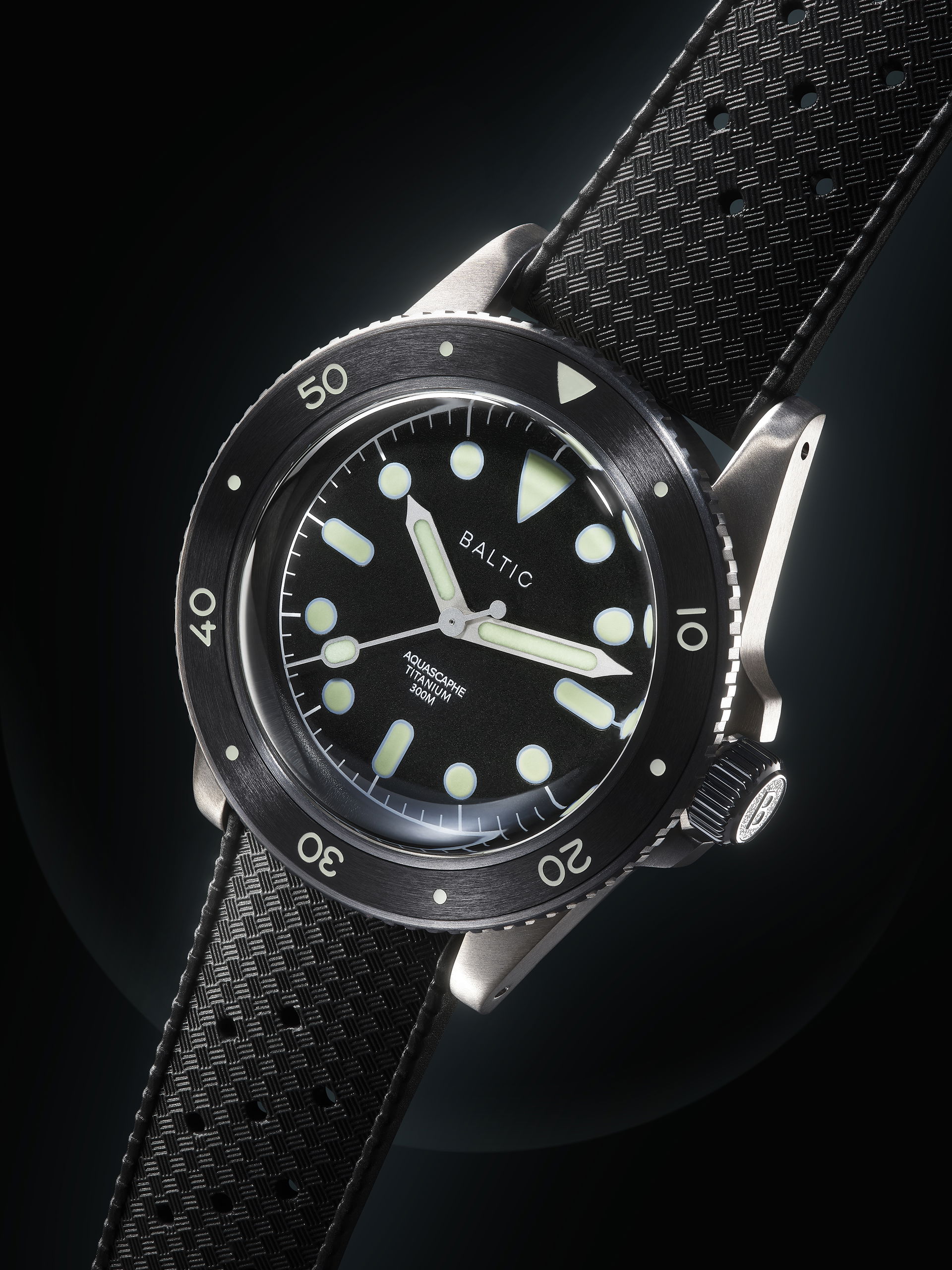 Aquascaphe Titanium Black - Baltic Watches