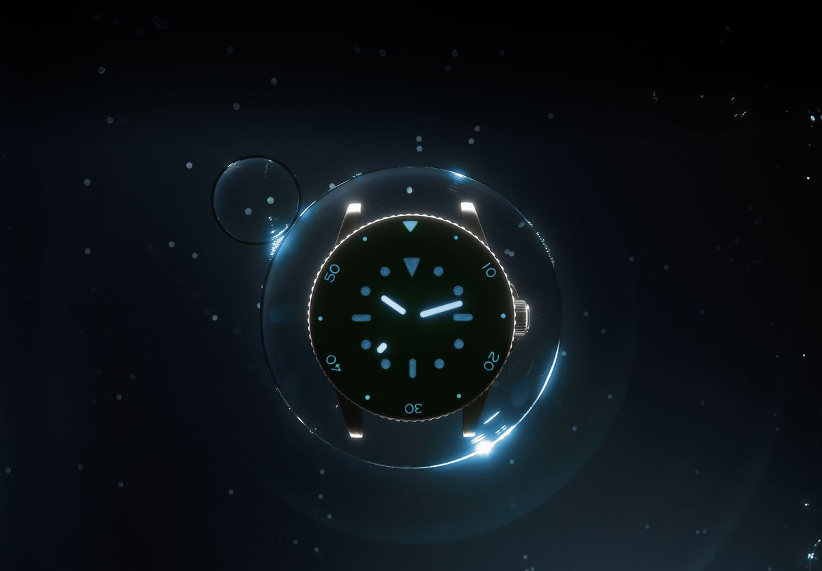 Aquascaphe Titanium Blue - Baltic Watches