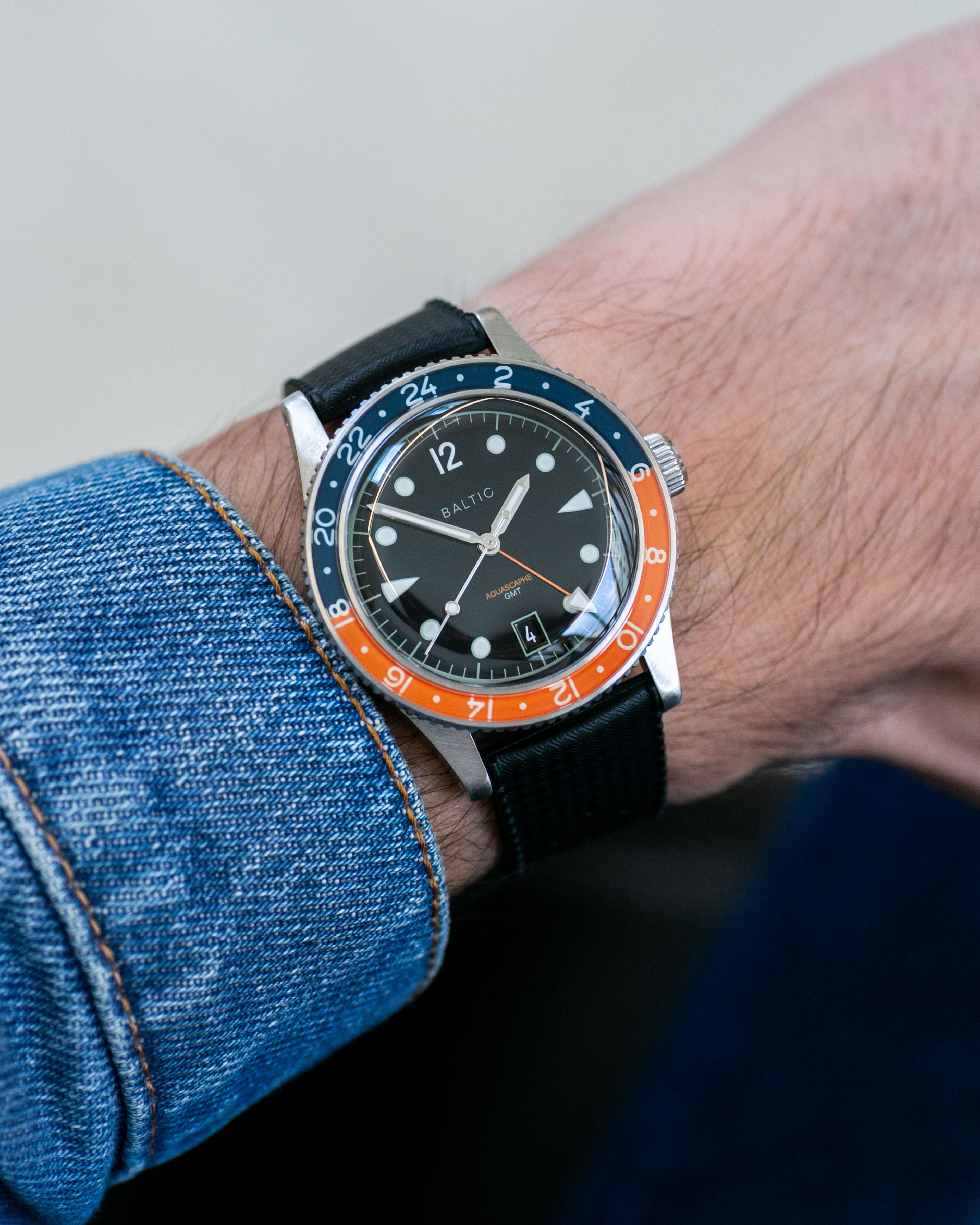 Aquascaphe GMT Green - Baltic Watches