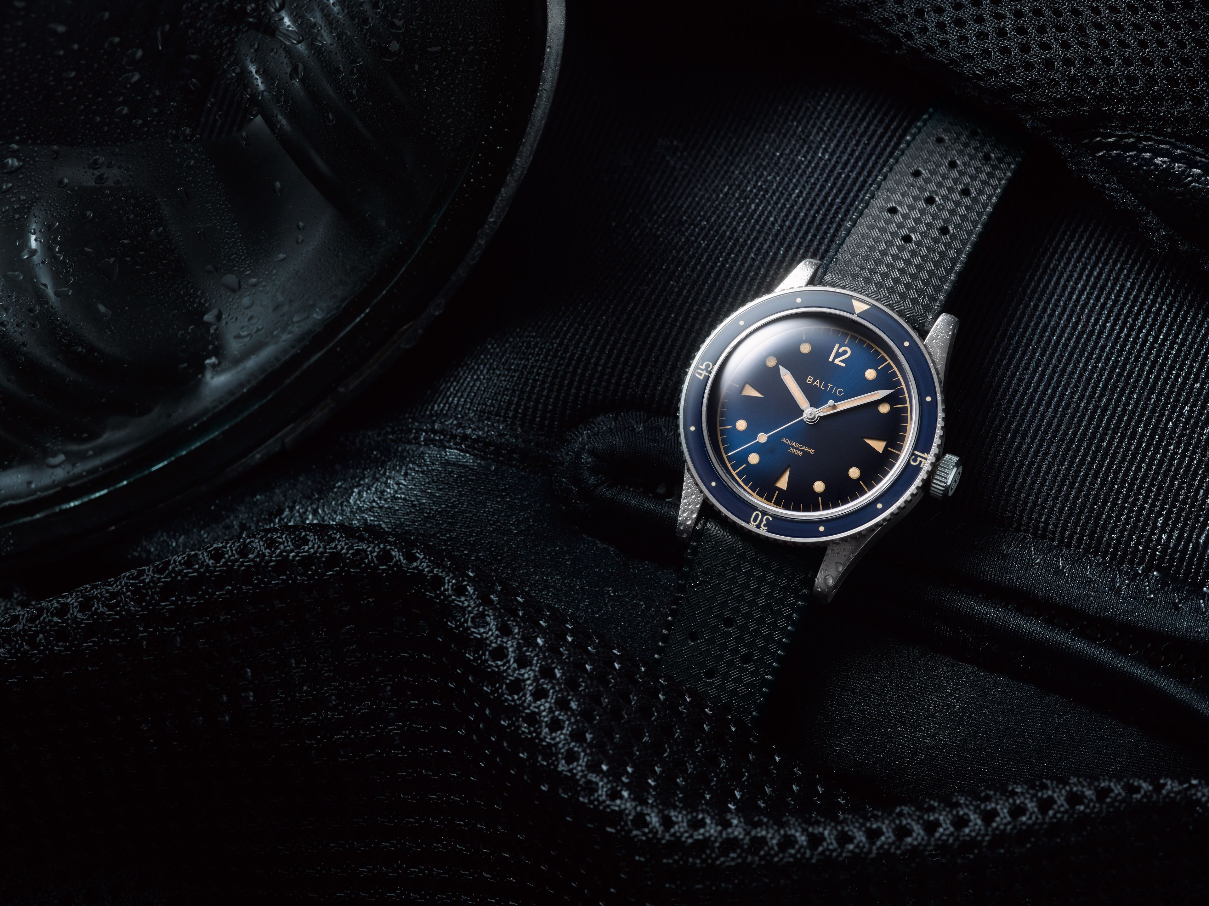 Aquascaphe Classic Blue Gilt - Baltic Watches